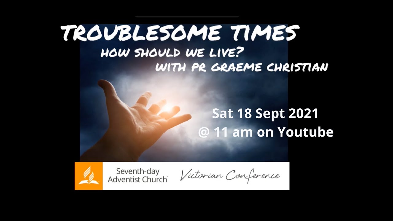 Troublesome times: how should we live?